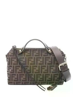 Fendi 2020s Medium The Way Ff Jacquard Tote Bag - Brown