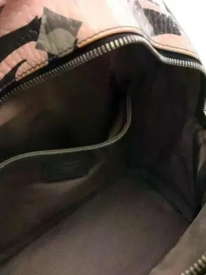 Mcm 2000s Camouflage Leather Backpack