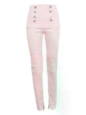Balmain Double-button Knee-panel Trousers