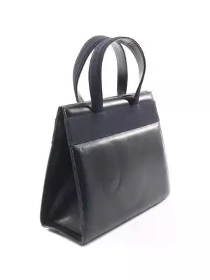 FERRAGAMO Vara Ribbon Leather Tote Bag - Blue