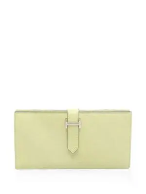 Hermès 2021 Bearn Souffle Bi-fold Wallet - Yellow
