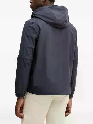 AERONAUTICA MILITARE Embroidered Logo Hooded Jacket