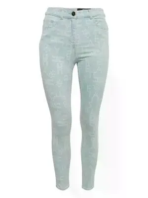 Elisabetta Franchi Monogram Skinny Jeans