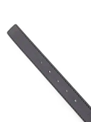 Dior 2010s Logo-buckle Leather Belt