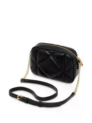 Moschino Quilted Logo-plaque Shoulder Bag