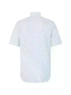 Paul & Shark Shark-print Button-down Shirt