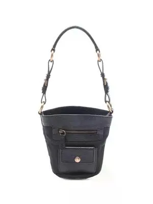 Prada Leather Panel Shoulder Bag