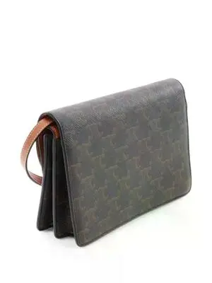Celine 2010s Triomphe Crossbody Bag
