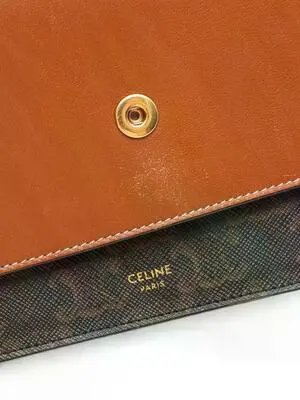 Celine 2010s Triomphe Crossbody Bag