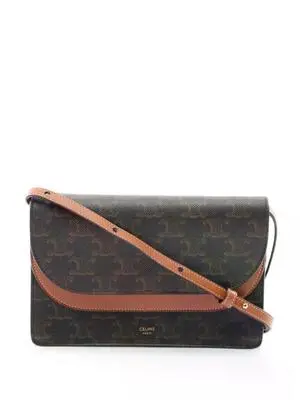 CELINE 2010s Triomphe Crossbody Bag