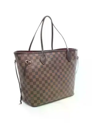 LOUIS VUITTON 2016 Mm Neverfull Damier Ebene Tote Bag - Brown