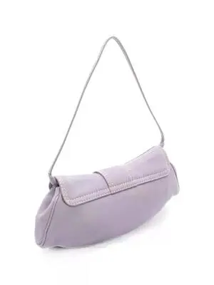 Celine 2010s Buckled Leather Shoulder Bag