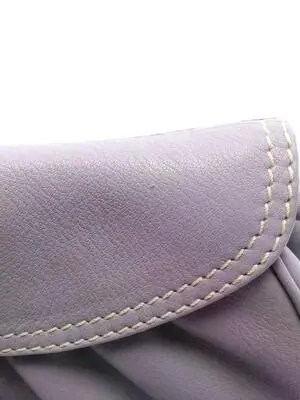 Celine 2010s Buckled Leather Shoulder Bag