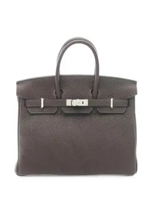 Hermès 2024 Birkin 25 Togo Tote Bag - Brown