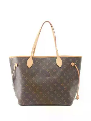 LOUIS VUITTON 2008 Mm Monogram Neverfull Tote Bag - Brown