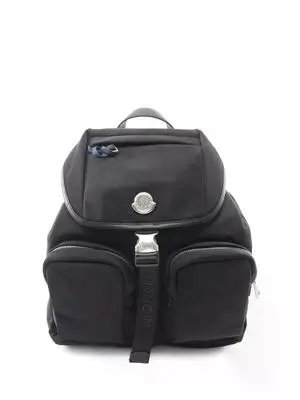 Moncler Logo-plaque Backpack - Black