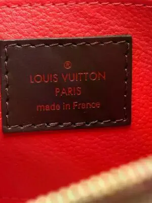 LOUIS VUITTON 2012 Damier Ebene Makeup Bag - Brown