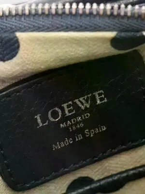 Loewe 2010s Small Cruz Leather Tote Bag