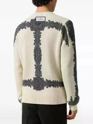Philipp Plein Baroque Skull Long-sleeve Sweater