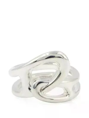 Hermès 2010s Chaîne D'ancre Punk Ring