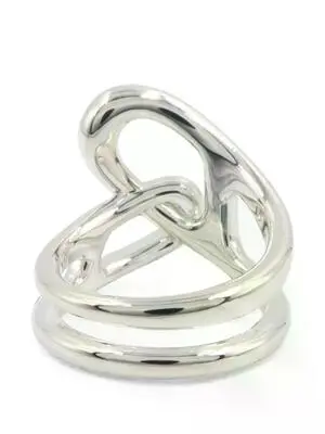 Hermès 2010s Chaîne D'ancre Punk Ring