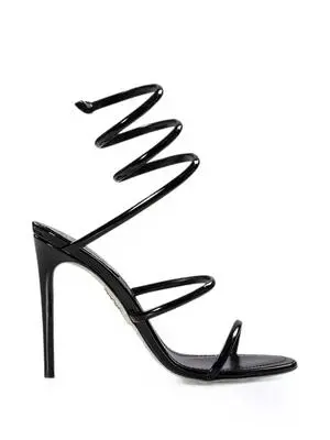 Rene Caovilla Cleo Wrap-around Sandals - Black