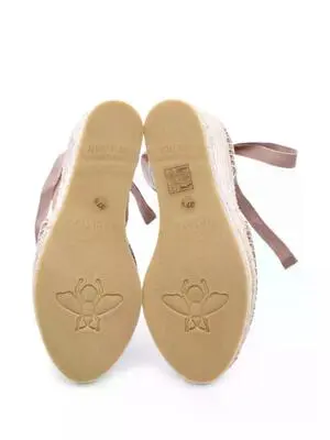 Gucci Gg Marmont Espadrille Wedge Sandals