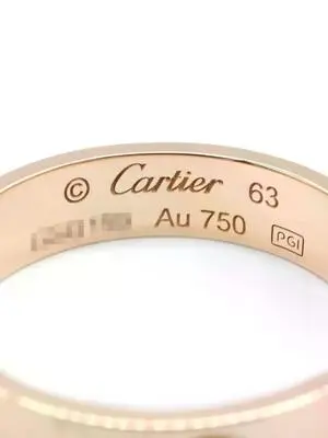 Cartier 18k Rose Gold Love Ring - Pink