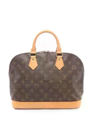 LOUIS VUITTON 1996 Pm Alma Tote Bag - Brown