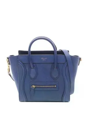 Celine Celine Luggage Nano Cross Body Bag Blue