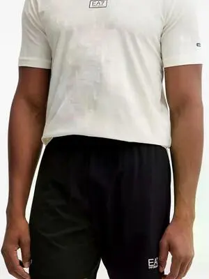 EA7 Logo-print Elasticated Shorts