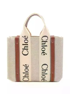 Chloé Woody Tote Bag - Neutrals