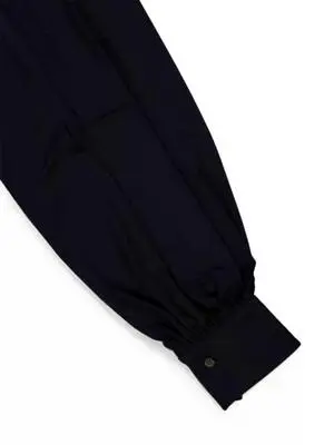 FERRAGAMO Slit-detail Gathered Blouse