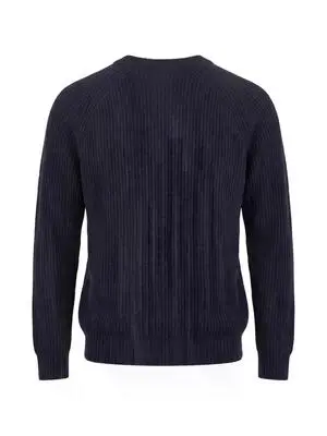 Altea Ribbed Knit Raglan-sleeve Sweater