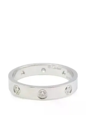 Cartier 18k White Gold Diamond Ring - Silver