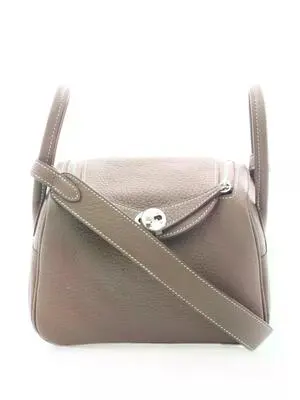 Hermès 2025 Mini Lindy Tote Bag - Brown