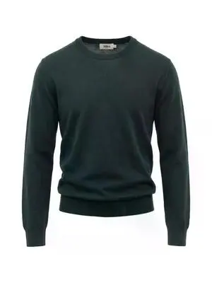 Altea Fine-knit Crew-neck Sweater - Green