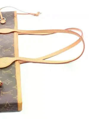 LOUIS VUITTON 2008 Mm Neverfull Monogram Tote Bag - Brown