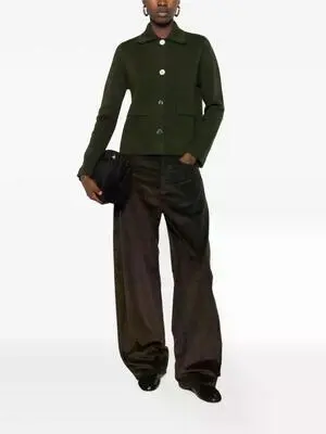 HUGENBERG Button-up Cardigan - Green