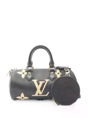 LOUIS VUITTON 2021 Papillon Bb Monogram Empreinte Handbag - Black