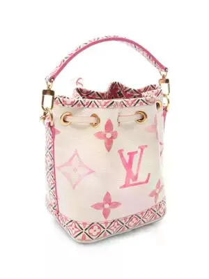 LOUIS VUITTON 2010s Nano Monogram Giant Noé Bucket Bag