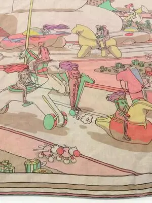 Hermès 2010s Locomotion Scarf