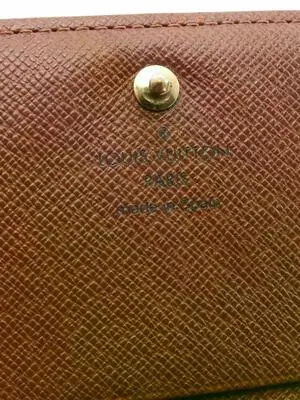 LOUIS VUITTON 2004 Tresor Monogram Canvas Wallet