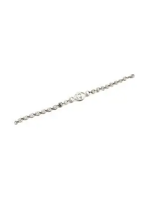 AIGNER Crystal-embellishments Chain Bracelet - Silver