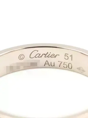 Cartier 18k White Gold Love Ring