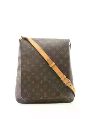 LOUIS VUITTON 2001 Musette Monogram Tote Bag - Brown