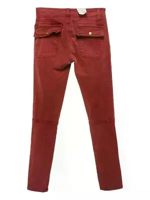 Current/Elliott Denim High-waist Jeans - Red