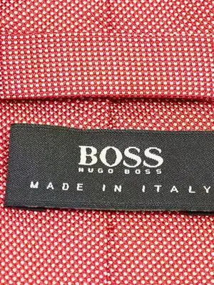 BOSS Check-print Silk Tie