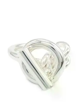 Hermès 2010s Gm Croisette Ring - Silver