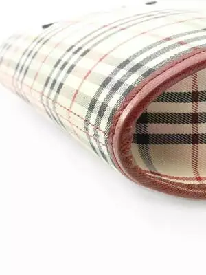 Burberry 2000s Nova Check Canvas Crossbody Bag